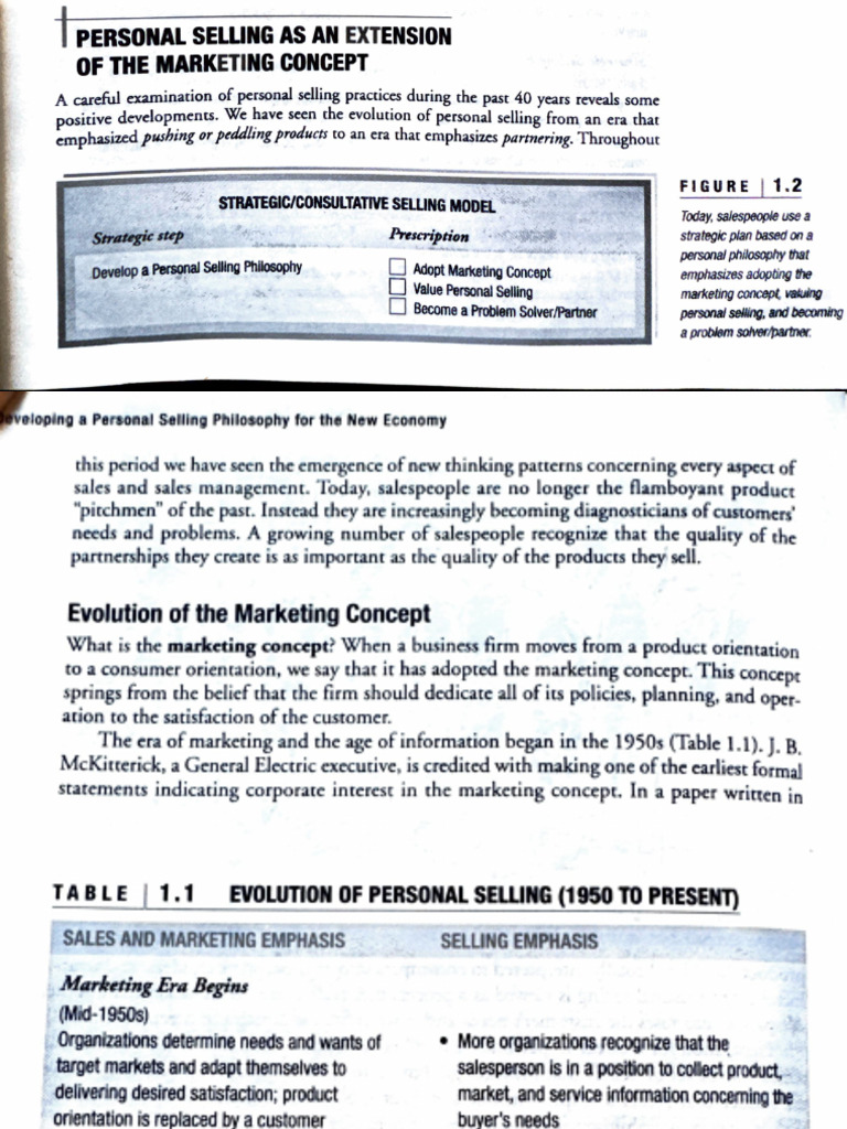 Evolution of Personal Selling Strategies | PDF | Sales | Marketing