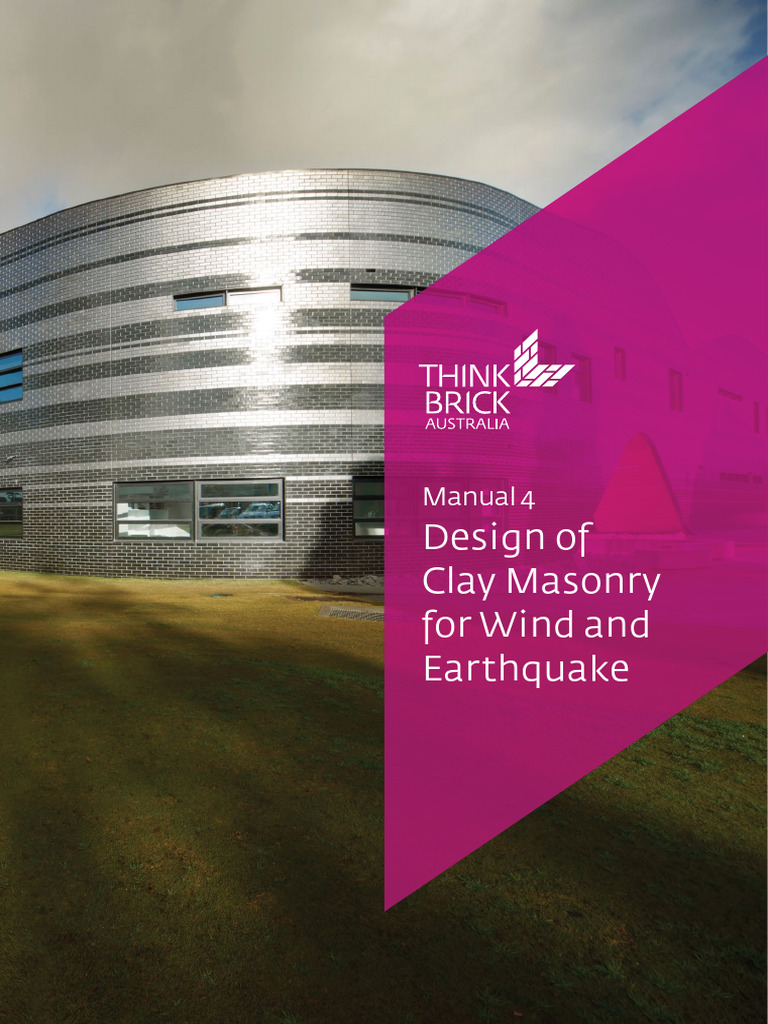 Manual 4_Design of Clay Masonry for Wind and Earthquake_Australia | PDF ...