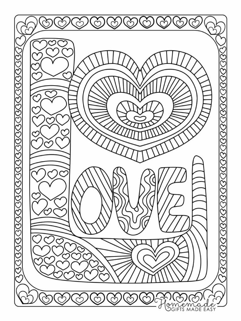 valentines-day-coloring-pages-love-doodle-for-teens | PDF