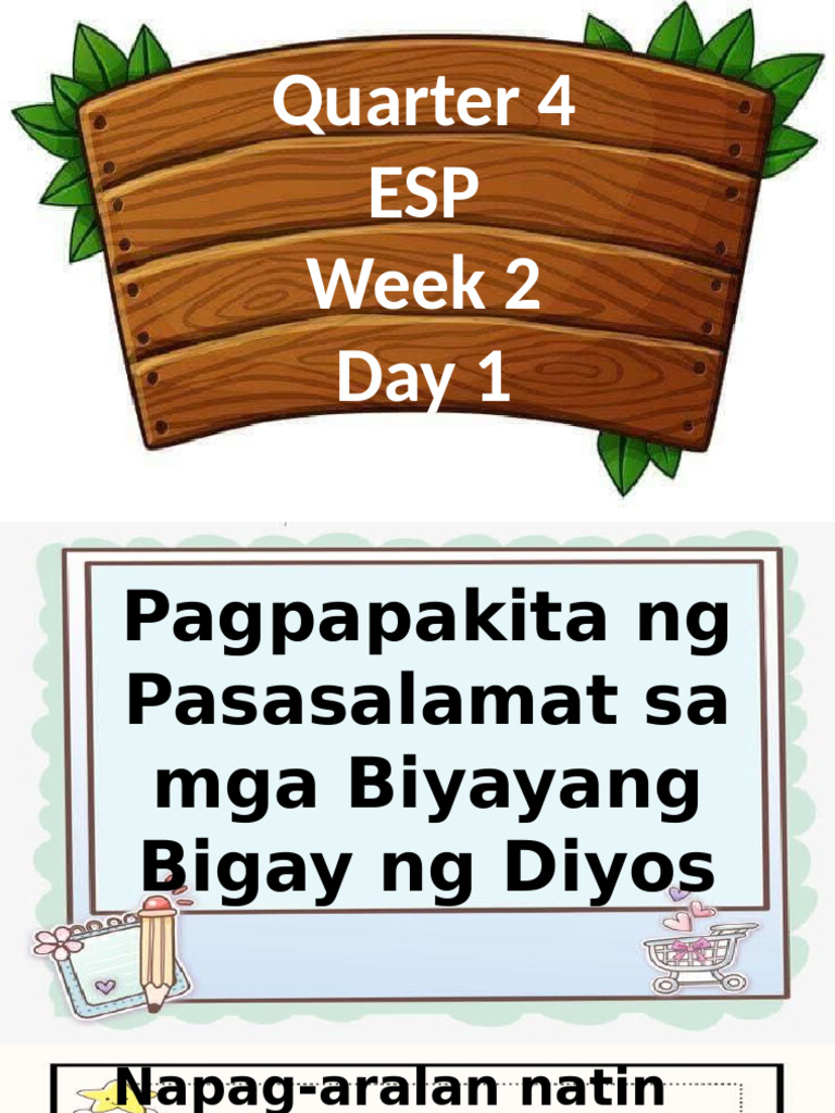 Esp Q4 Week 2 | PDF