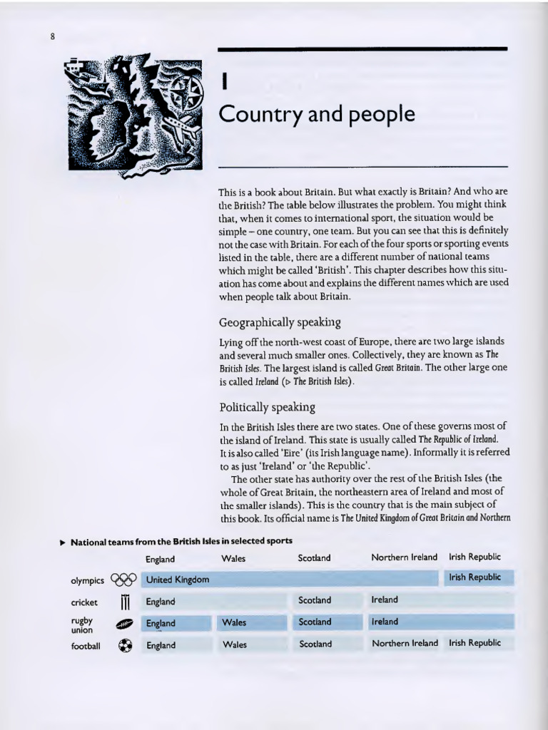 Britain. The Country and Its People | PDF