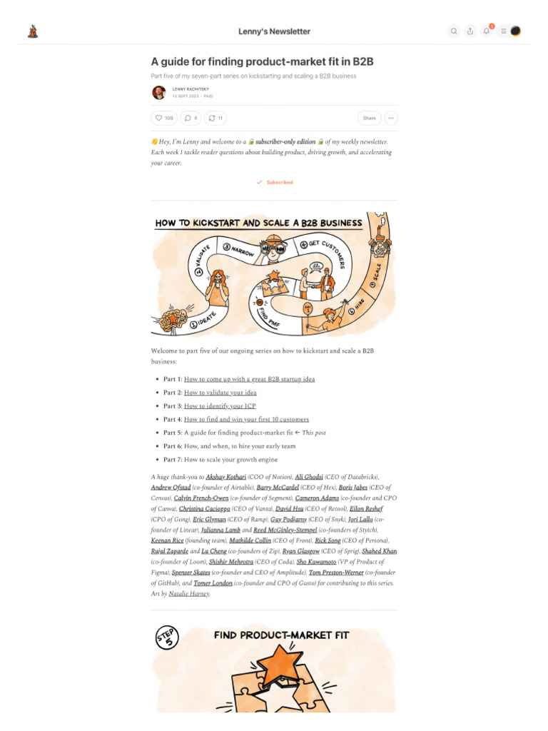 Product Market Fit Framework | PDF