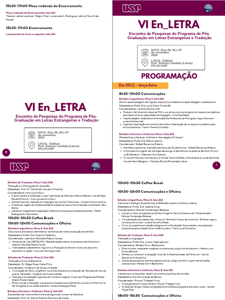 Folder en - LETRA VI | PDF | Traduções