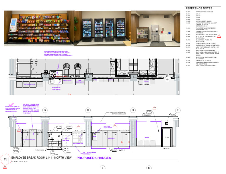 Basement Break Room North Wall | PDF | Wall | Manufactured Goods