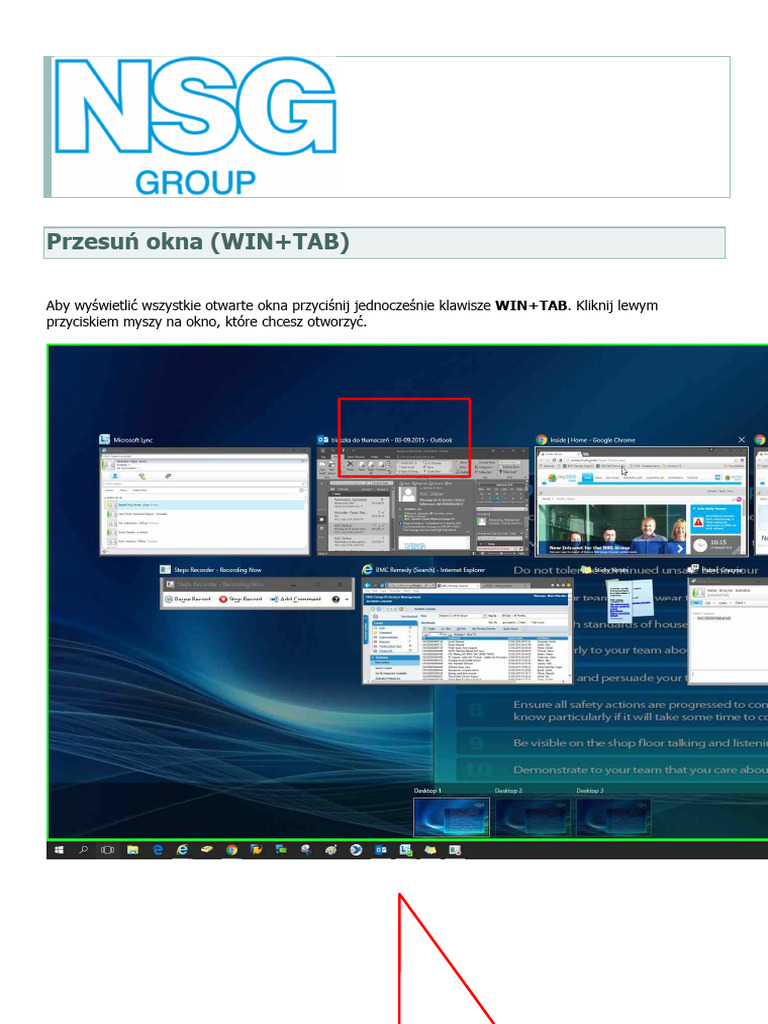 Desktop Sliding Windows and Task Switcher | PDF