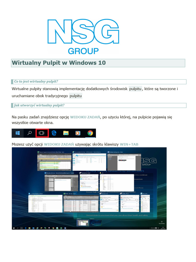 Multiple Desktops | PDF