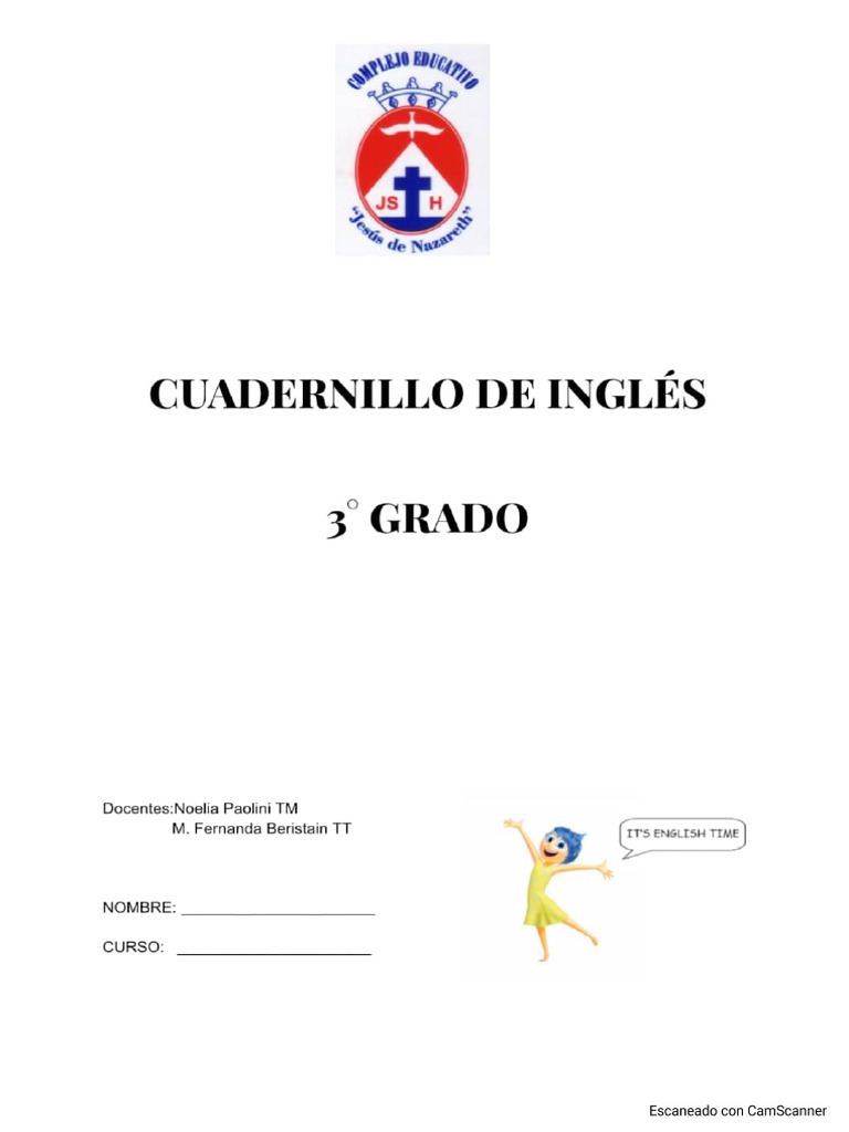 Cuadernillo Inglés 3ro | PDF