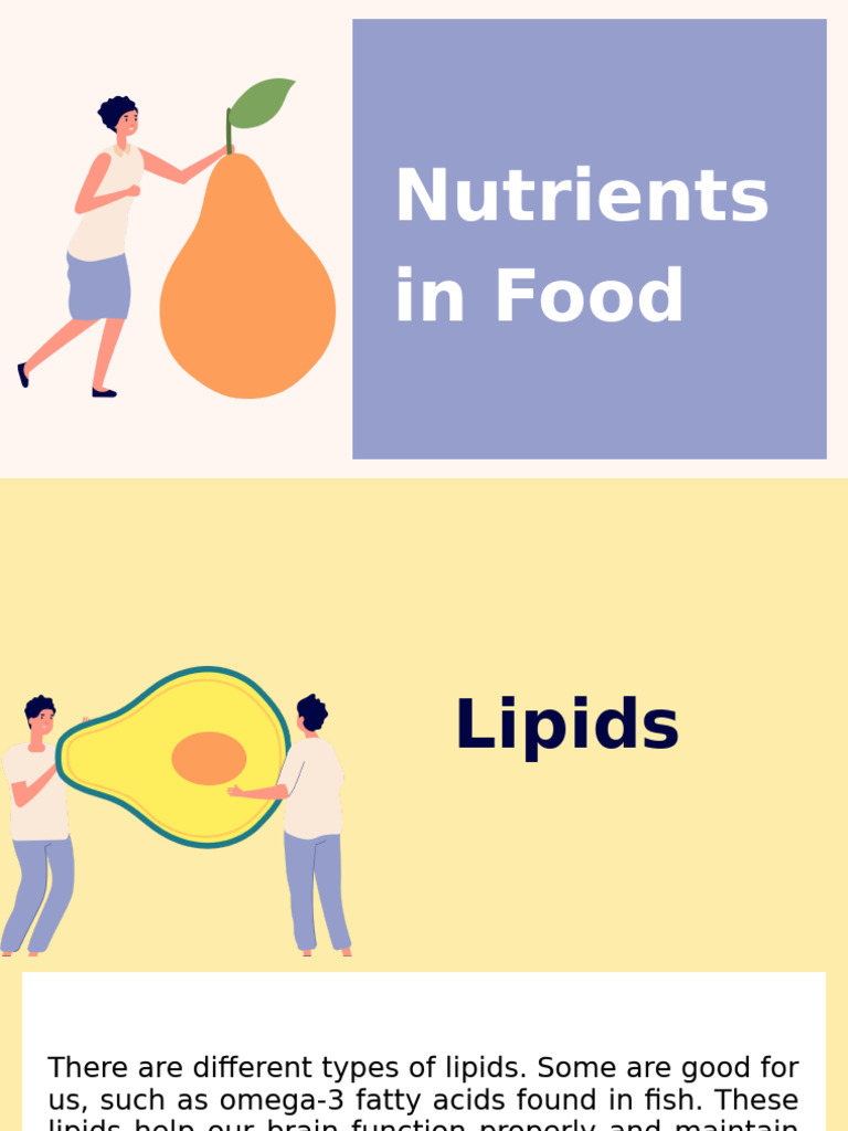 Understanding Nutrients: Lipids, Proteins, DNA | PDF | Fat | Fatty Acid