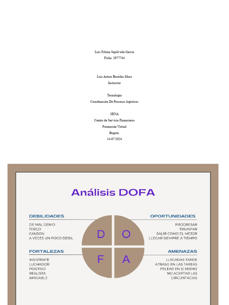 DOFA Personal | PDF