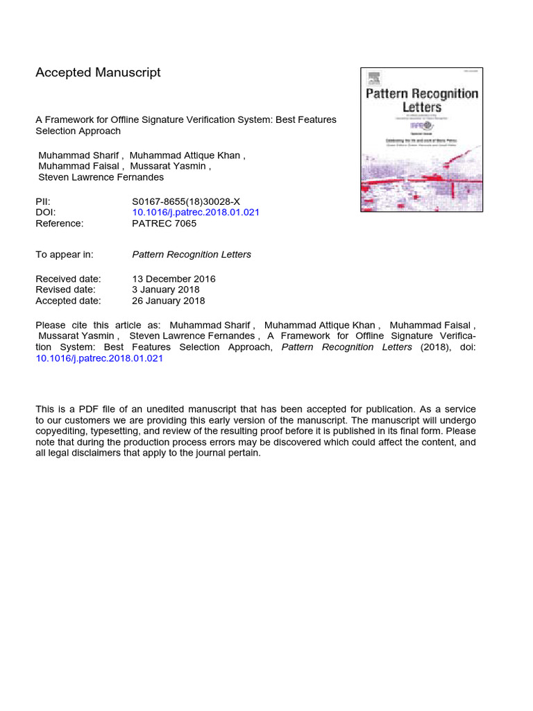 3_sign short | PDF | Image Segmentation | Biometrics