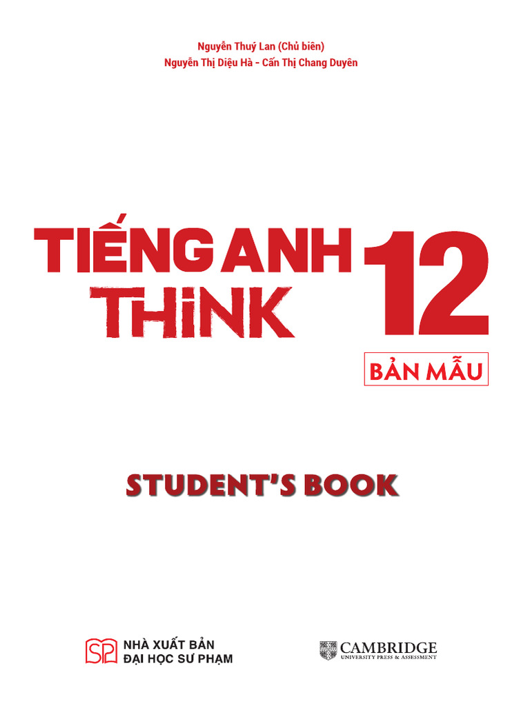 TIẾNG ANH 12- THINK | PDF | Thought | Verb