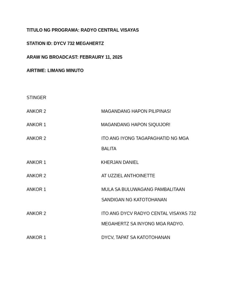 Filipino Script 2025 | PDF