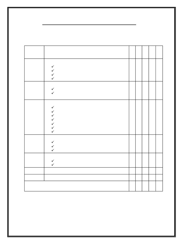 Evaluation Criterias-1 | PDF | Lesson Plan | Evaluation