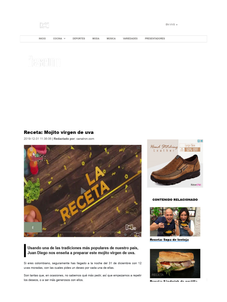 Mojito de Uva | PDF | Sopa | Cocina occidental