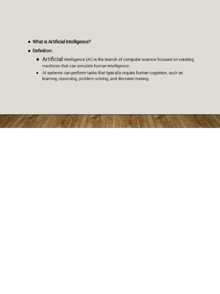 AI Basic Introduction and Types | PDF