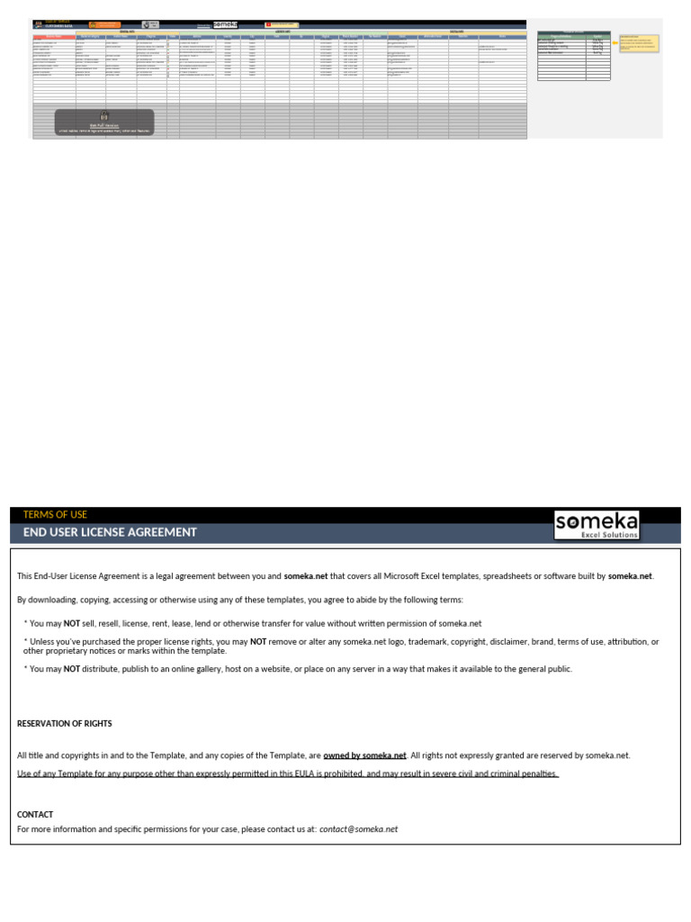 Lead List Template Someka Excel V6 Free Version | PDF | Computing ...