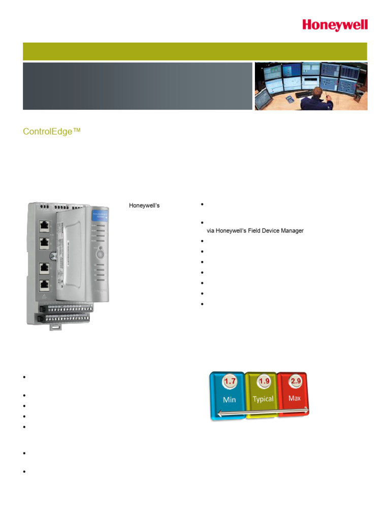 Honeywell ControlEdge RTU Process Controller - Product Information Note | PDF | Programmable ...