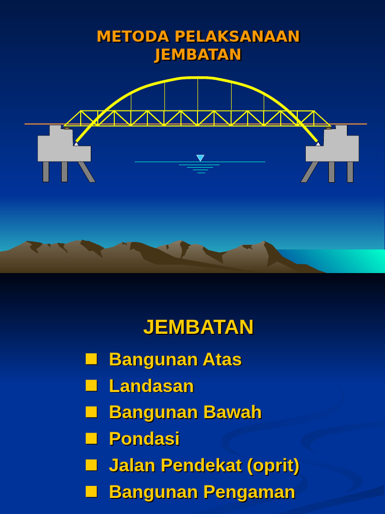 Metode Pelaksanaan Konstruksi Jembatan | PDF