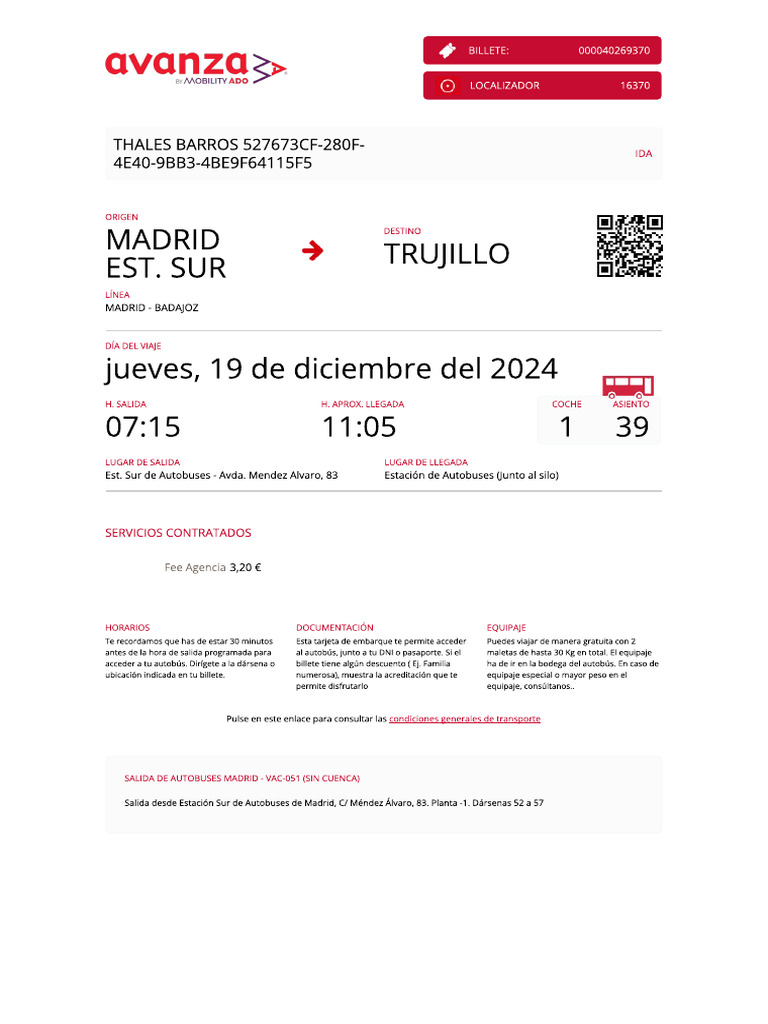 Omio Print Tickets 16370 | PDF