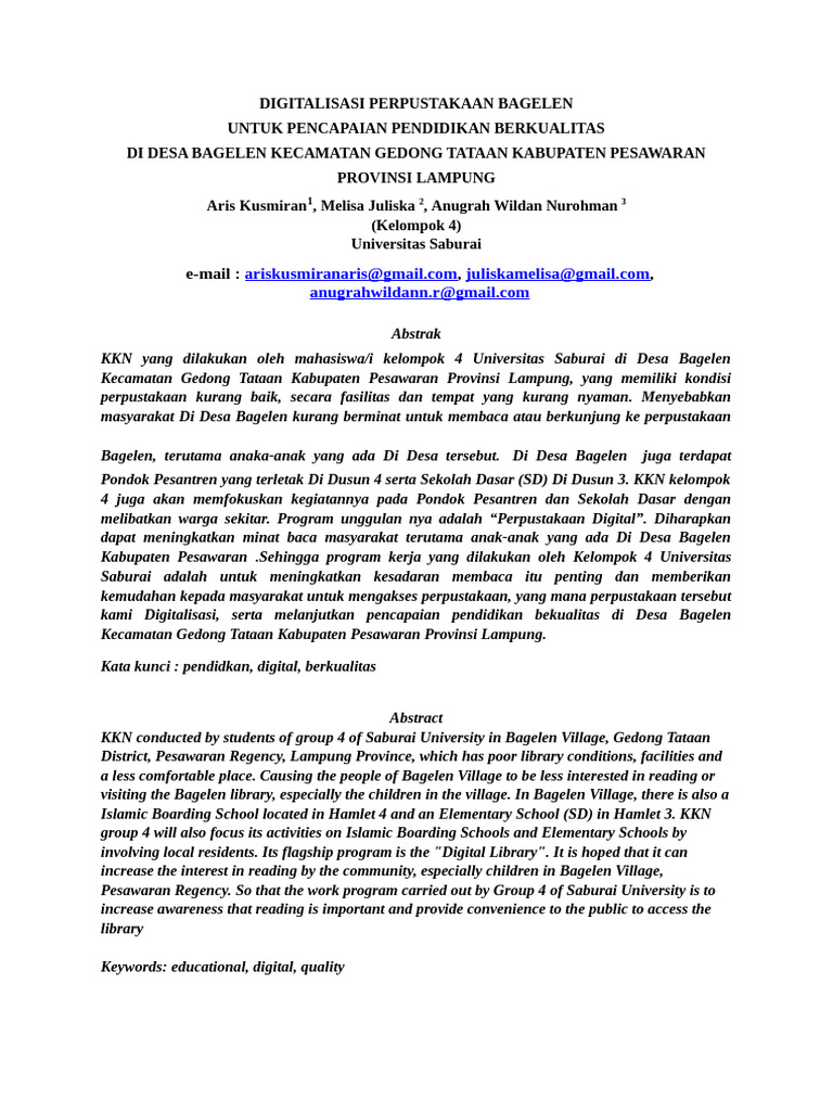 Artikel Kelompok 23 (A.Cholid, Amal, Farid) | PDF