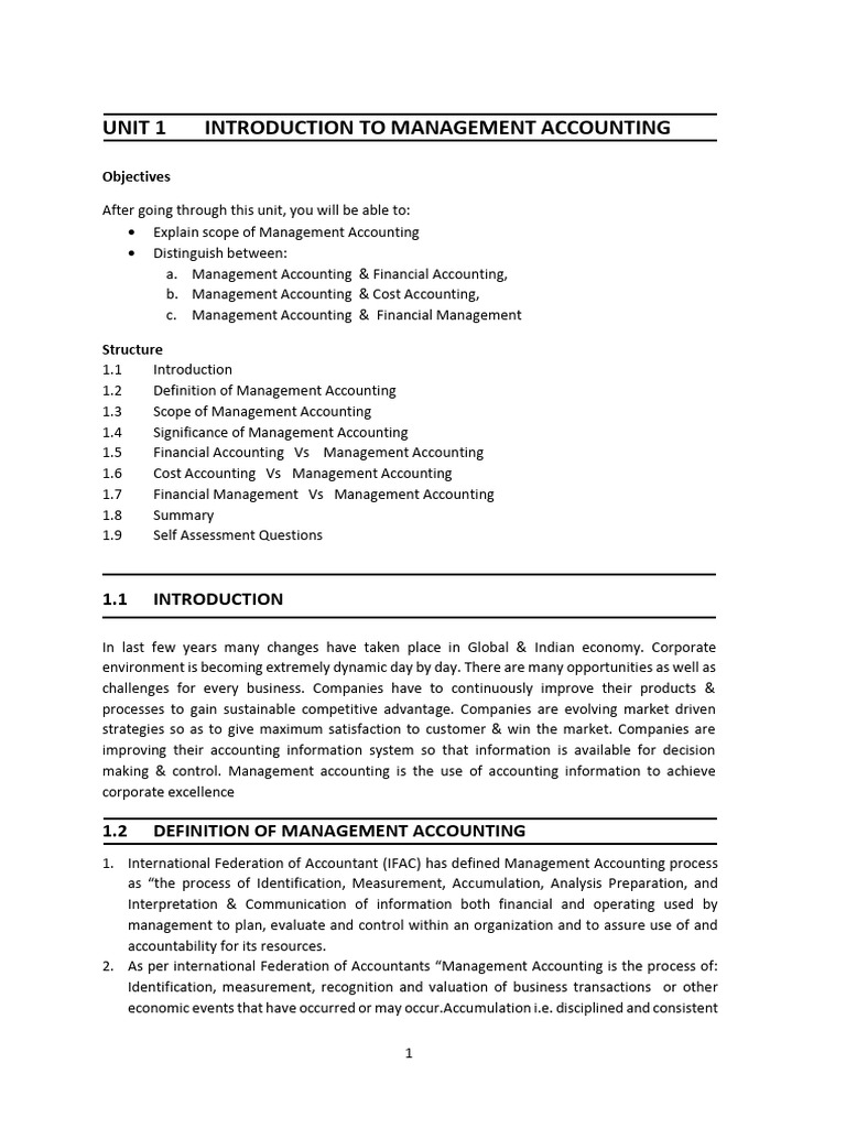 Management Accounting Essentials | PDF | Dividend | Expense