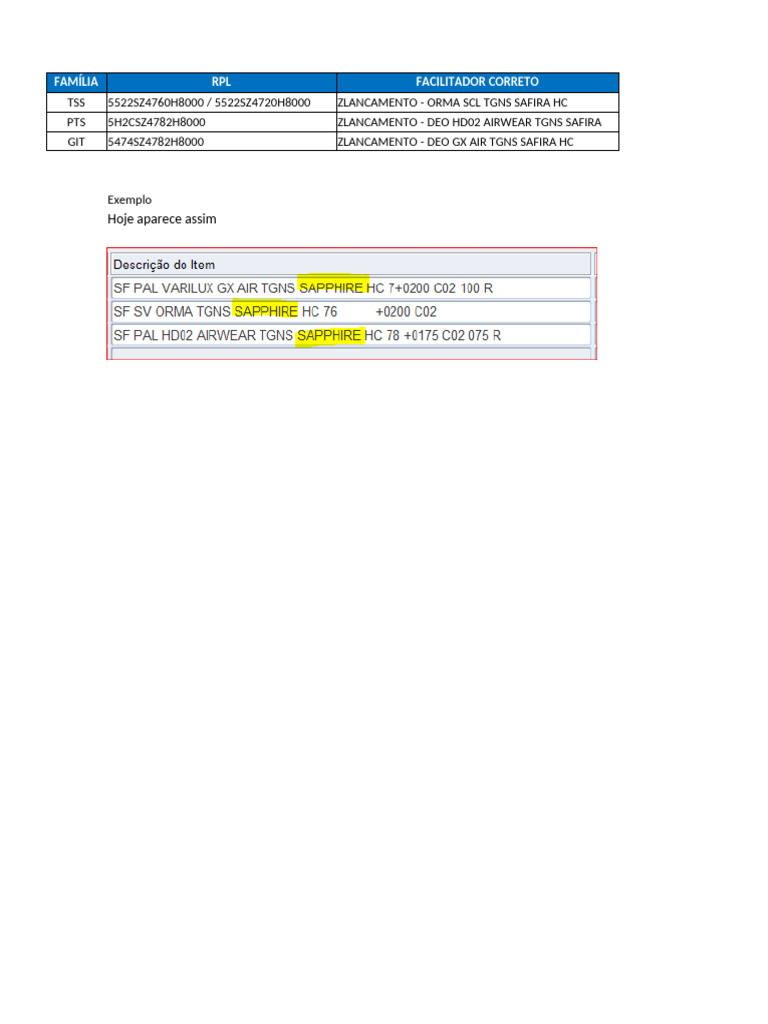 Ajuste de Sapphire para Safira | PDF