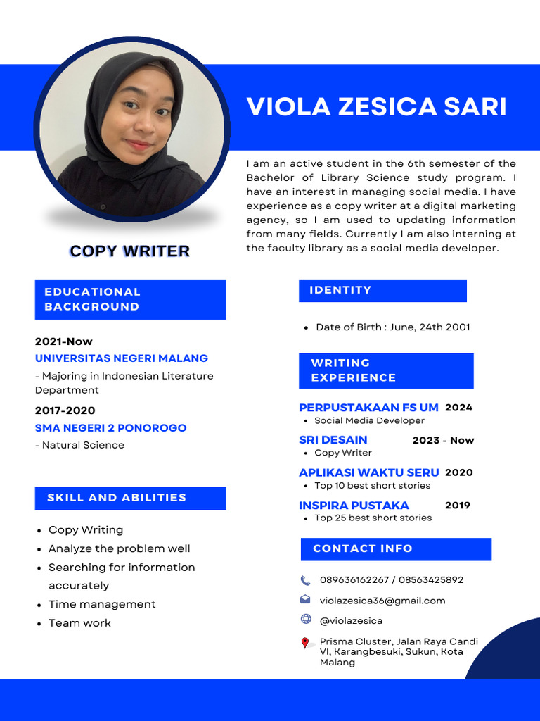 Cv Viola Zesica Sari | PDF