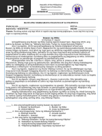 Pambungad Na Salita Para Sa Buwan Ng Wika | PDF