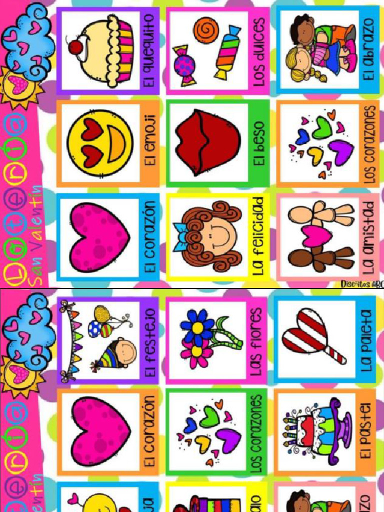Lotería San Valentín | PDF