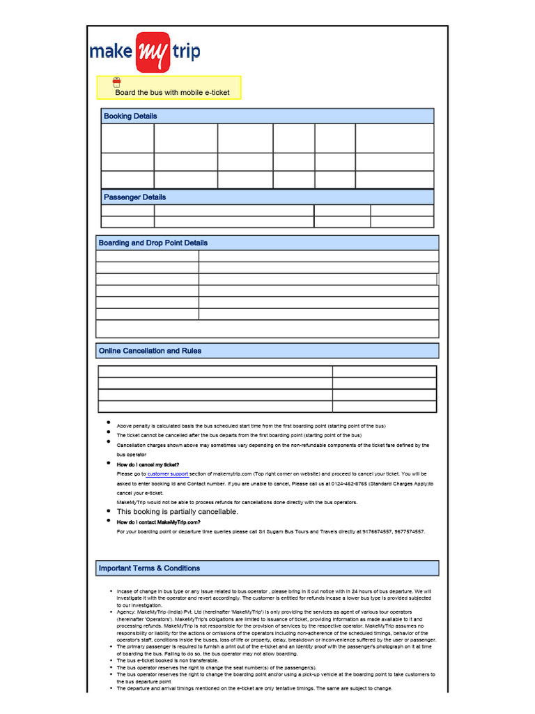 NU911261096234306Eticket | PDF | Bus | Public Transport