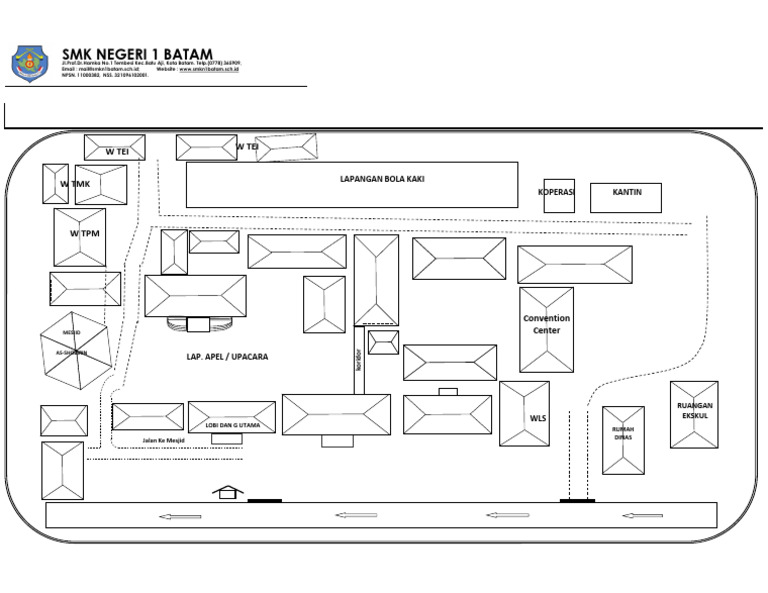 Denah SMK Negeri 1 Batam | PDF