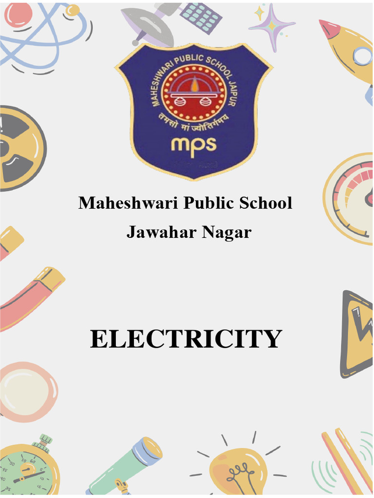 Electricity Cover Page | PDF | Electricity | Electric Charge