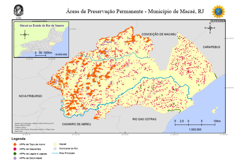 Mapa_Macaé 2018_alunos UFRJ | PDF