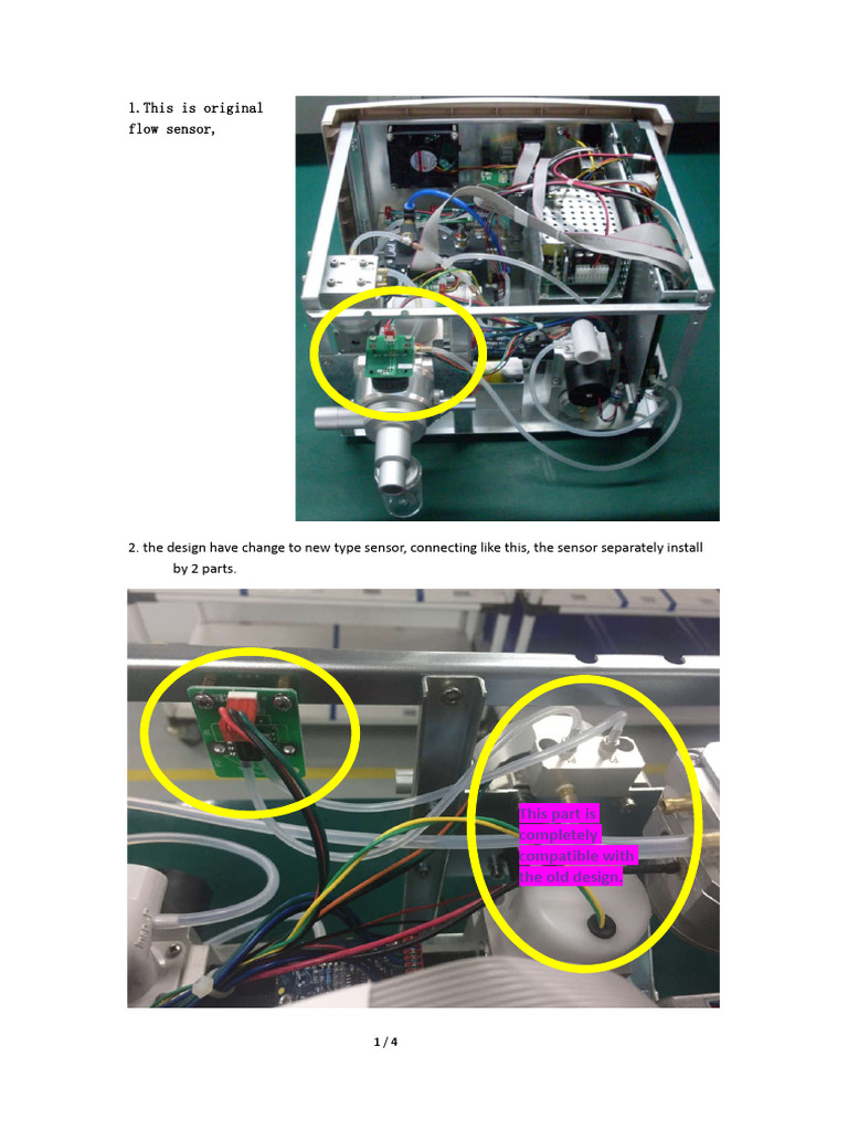 5230 Change Flow Sensor Aeonmed | PDF
