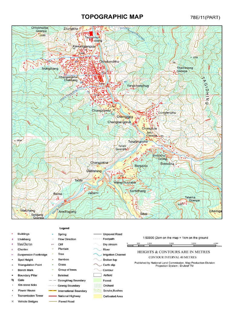 Topographic Map Urban E11 2019 | PDF