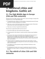Rise of Towns and Cities | PDF | Middle Ages | Trade