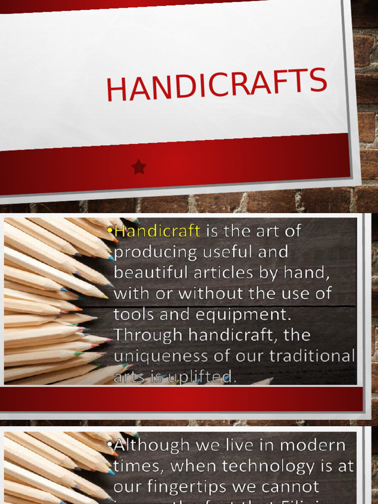 handicrafts-ppt-1 | PDF