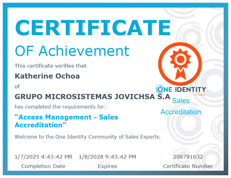 One Identity - Access Management (OneLogin) - Katherine Ochoa | PDF