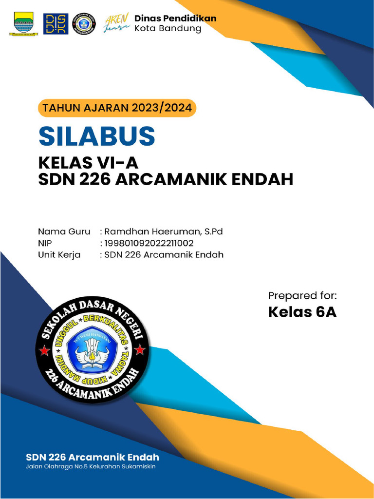 Silabus 6 Semester 1 | PDF