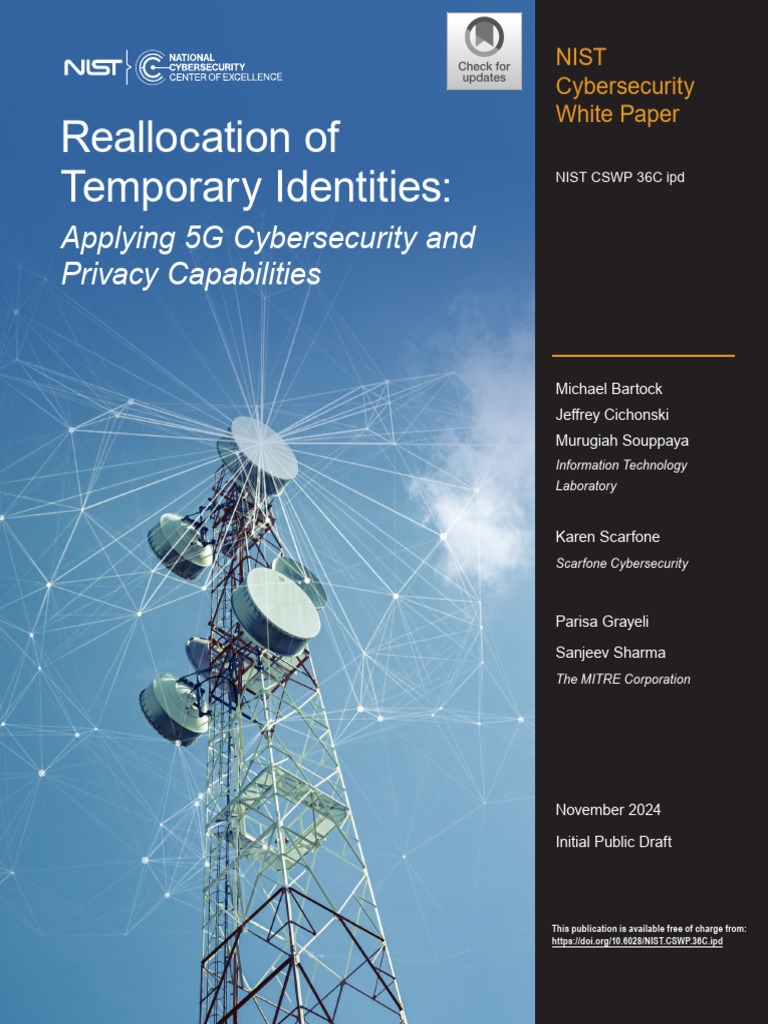 NIST - CSWP.36C.ipd - Reallocation of Temporary Identities | PDF ...