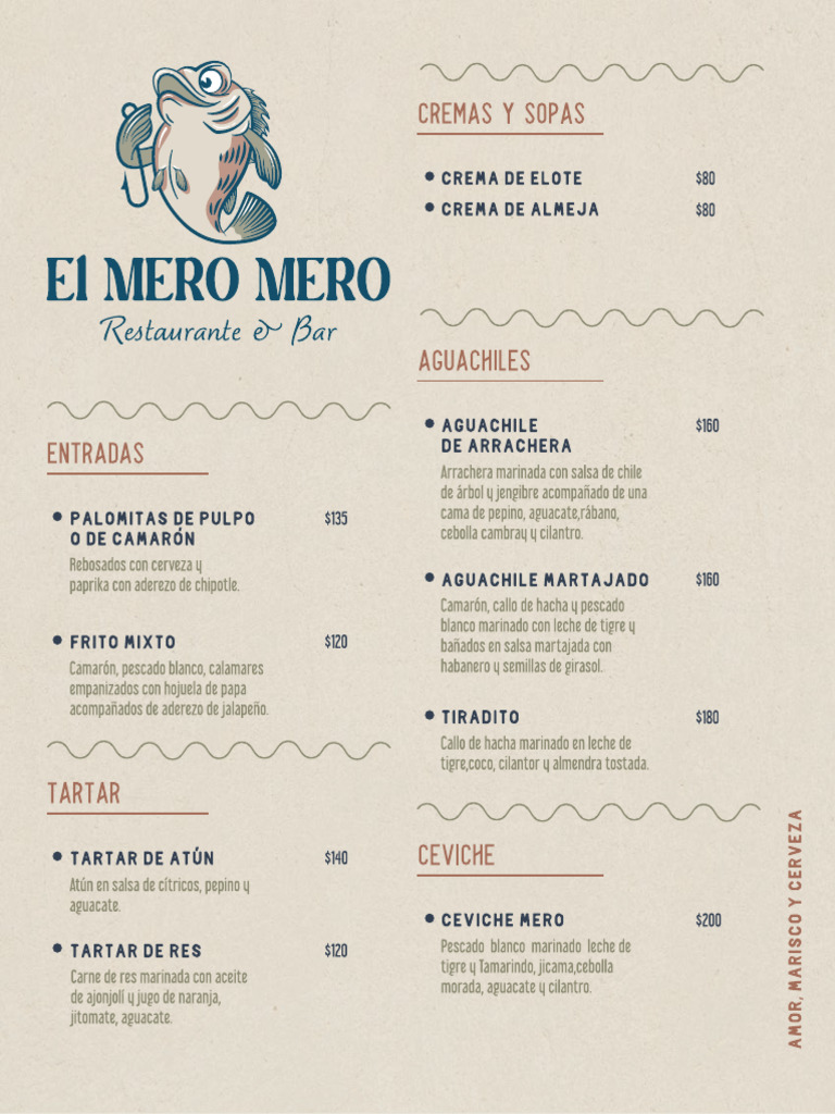 ElMero Mero Menu QR | PDF