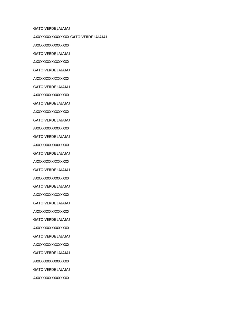 Gato Verde Jajajaj | PDF