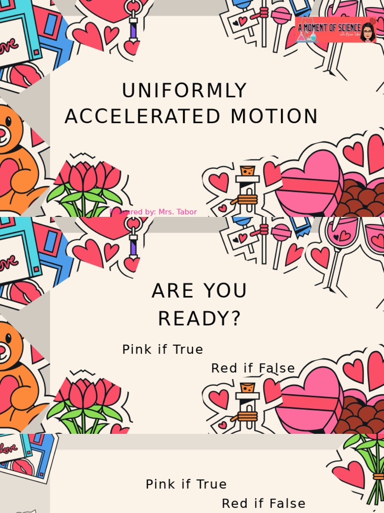 Uniformly Accelerated Motion -Sample Problem Solving | PDF ...