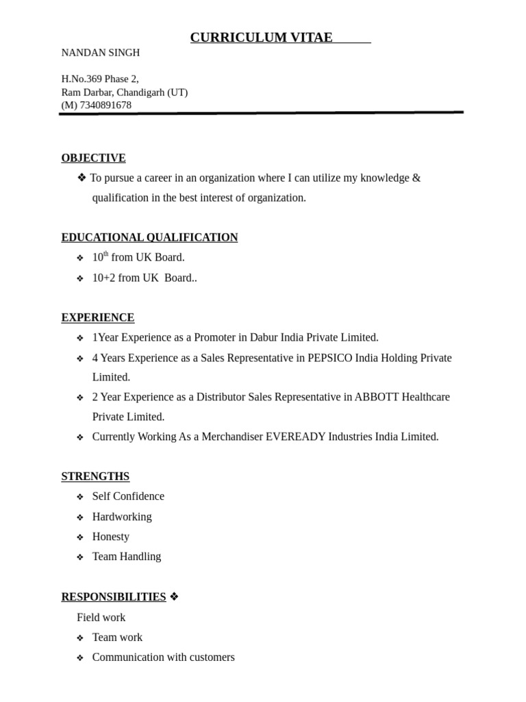 Nandan Singh Resume | PDF