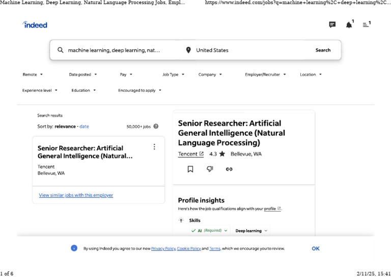 Machine Learning, Deep Learning, Natural Language Processing Jobs ...