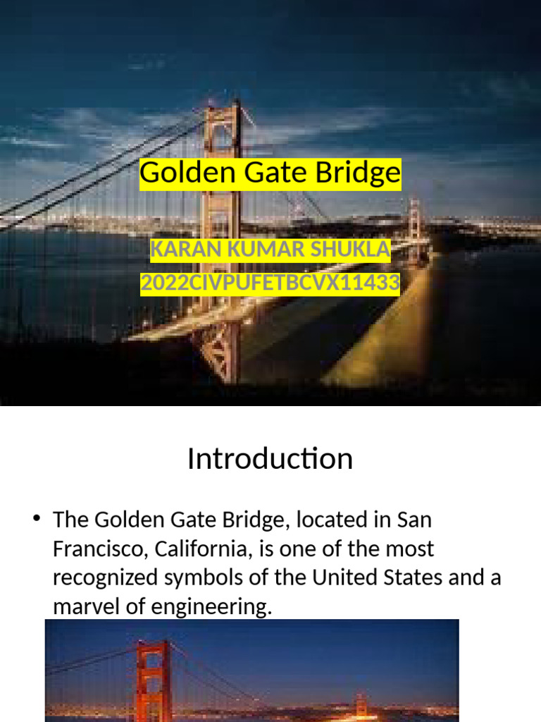 Golden Gate Bridge | PDF