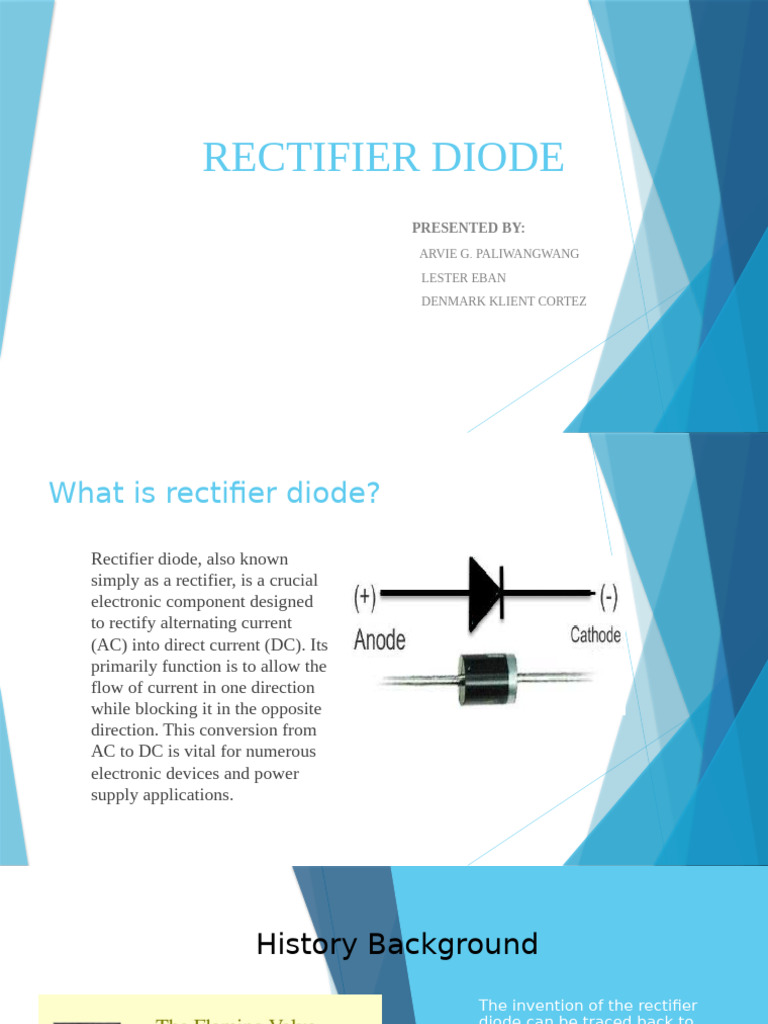 Rectifier Diode | PDF | Rectifier | Diode