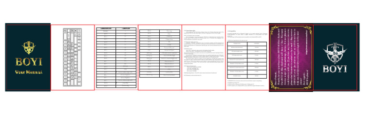 BOYI 68 Mini Keyboard Guide | PDF | Computer Keyboard | Backlight