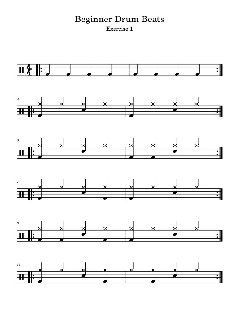Basic Beats Ex.1 | PDF