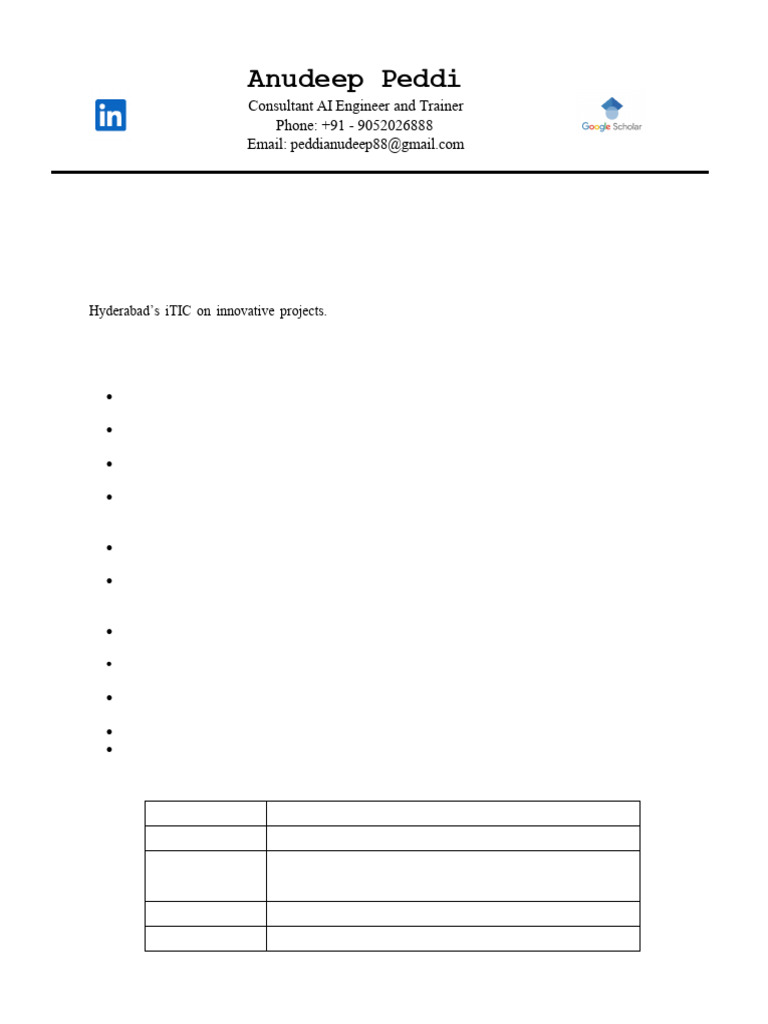 Anudeep Trainer profile | PDF | Machine Learning | Deep Learning
